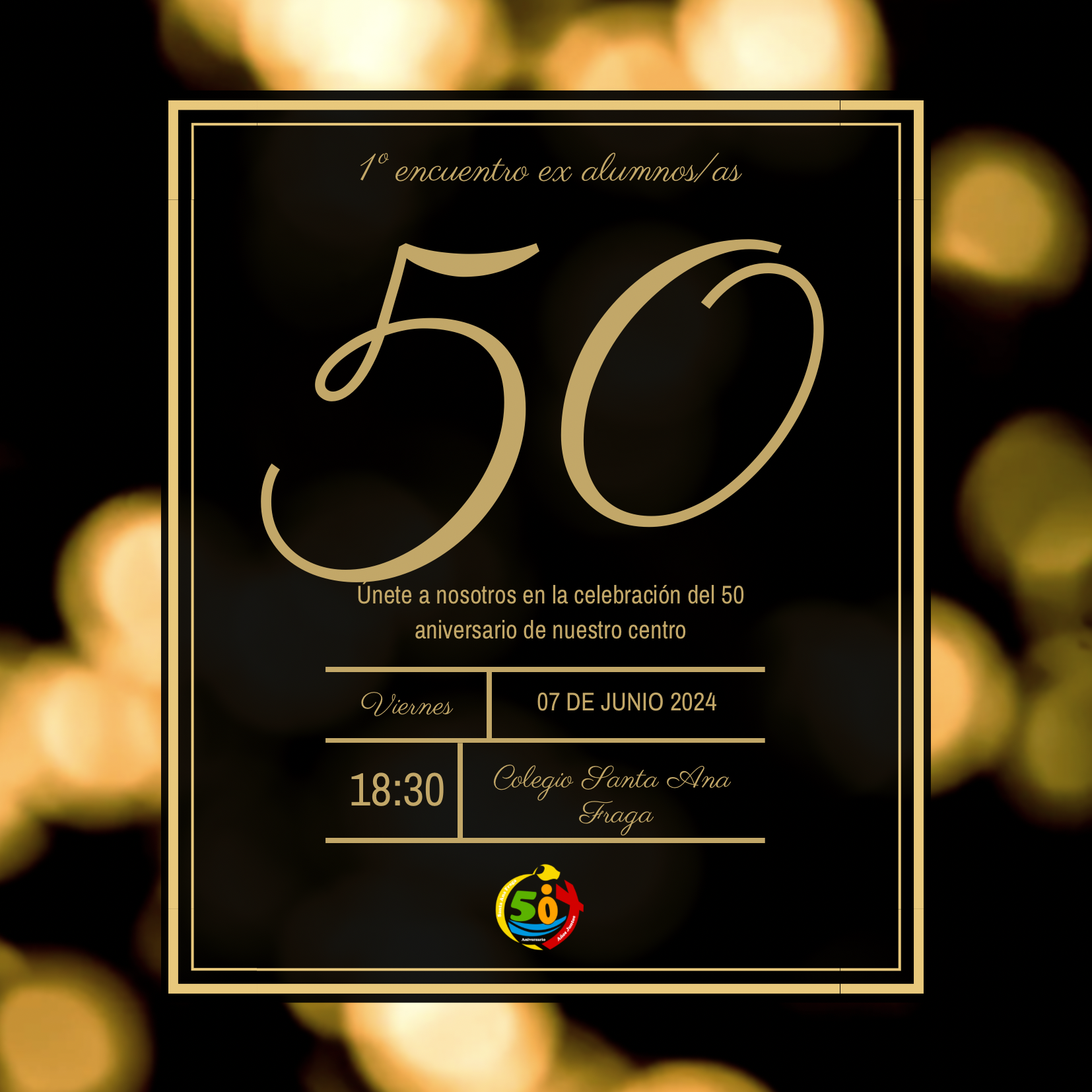 El colegio Santa Ana de Fraga celebra sus 50 años con todos sus ...